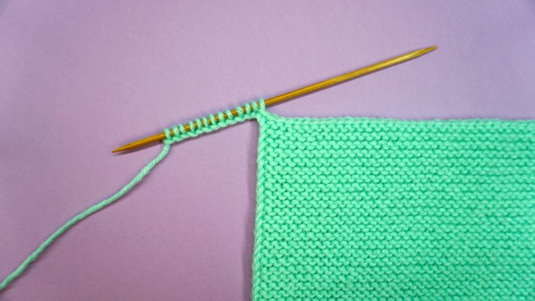Casting On at the End of a Row Made Easy