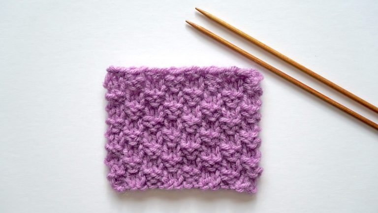Double Moss Stitch for Beginners