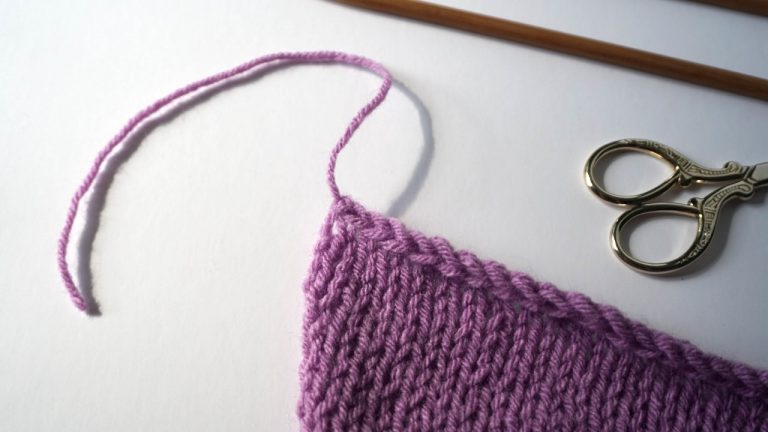 How To Bind Off Knitting Projects