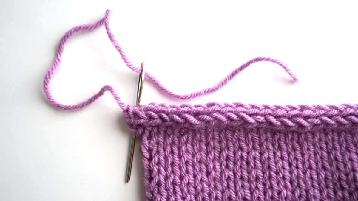 How To Knit I Cord Bind Off