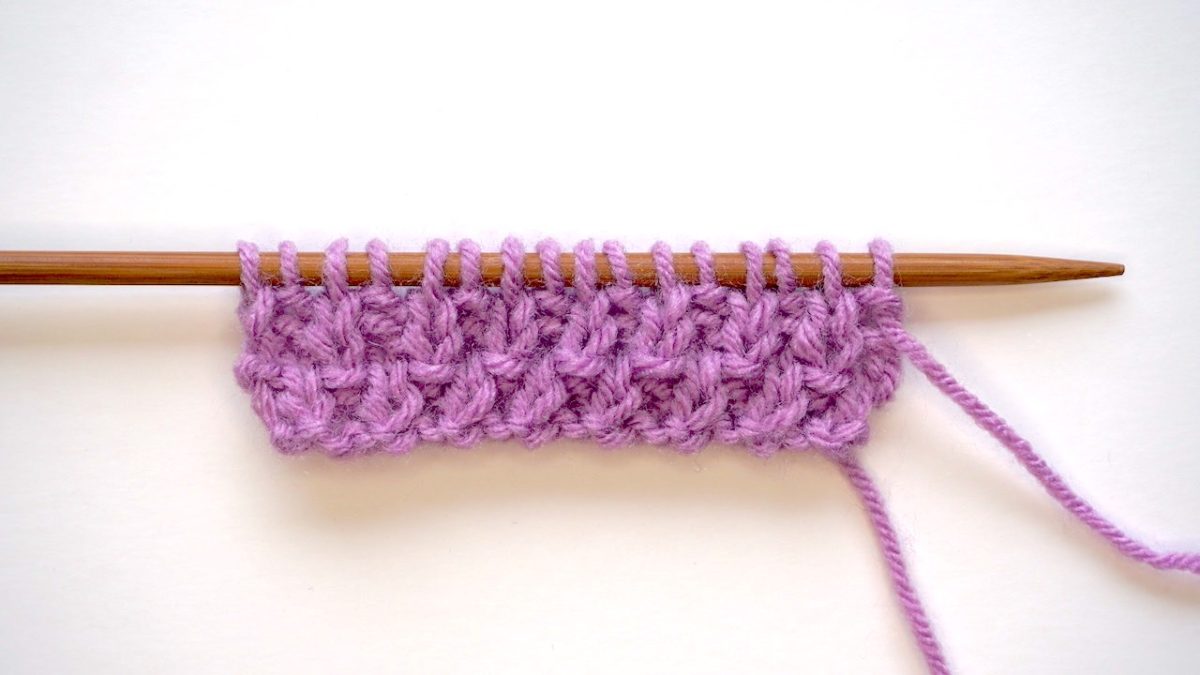 How to Master the Moss Stitch